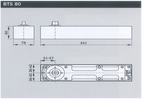 德國DORMA地鉸鏈BTS-80-建築五金,智慧門鎖｜寰岳五金有限公司